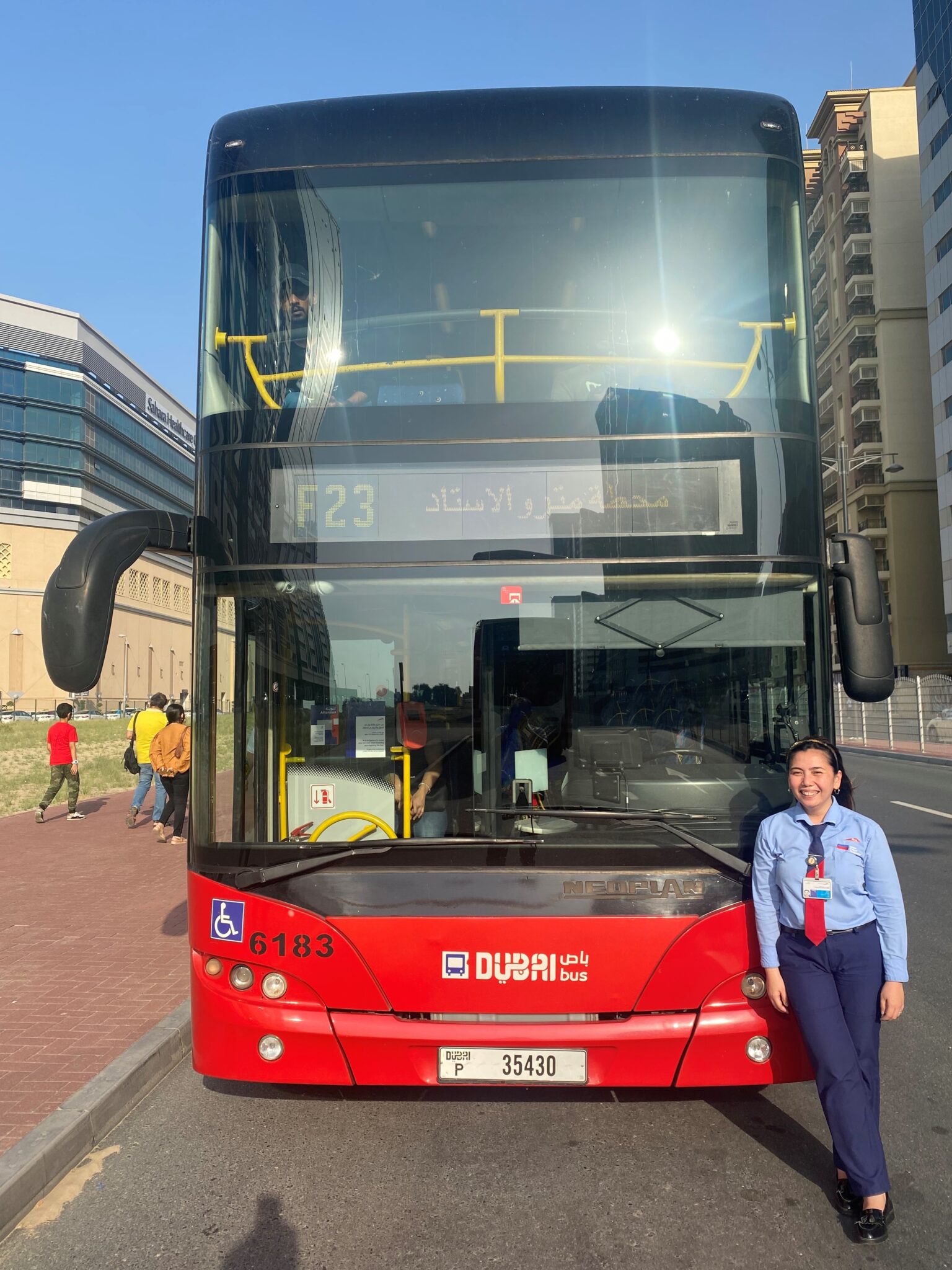Meet Dubai’s first female double-decker bus driver from the Philippines
