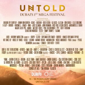 Countdown intensifies: UNTOLD Dubai announces thrilling addition to ...