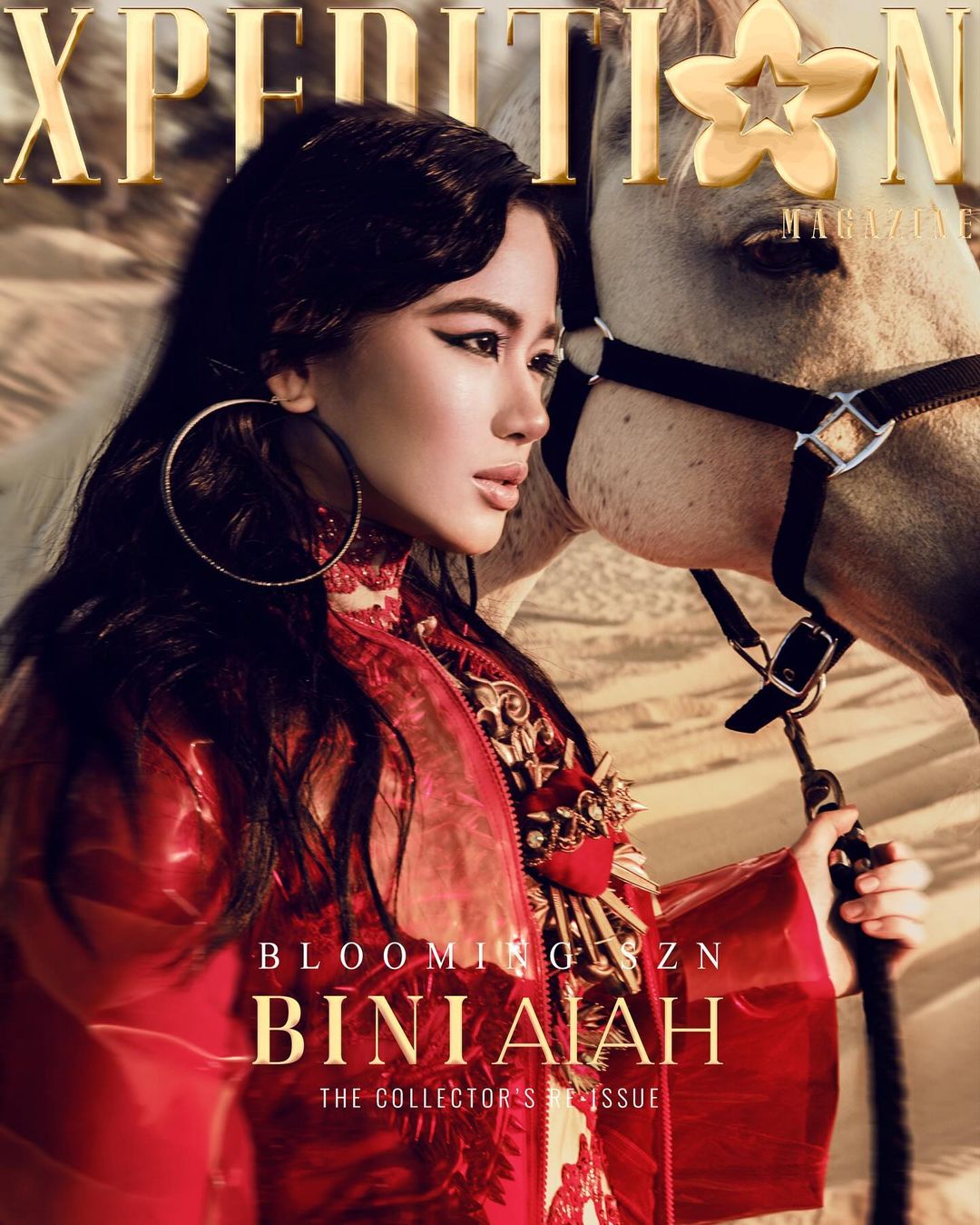 BINI shines on the cover of a Dubai magazine