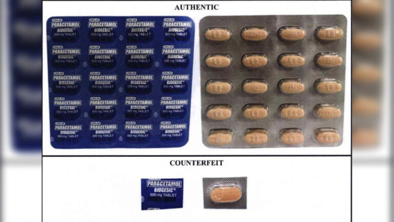 FDA warns public against counterfeit Biogesic pain relievers