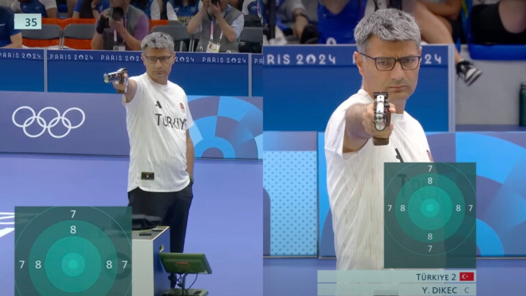 Turkish shooter Yusuf Dikec stuns with minimalist gear at Paris Olympics