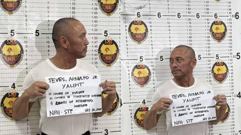 NBI releases mugshots of ex-lawmaker Arnie Teves after deportation from ...