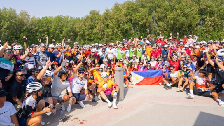 Over 350 Filipino cyclists in Dubai brave the heat for first Kalayaan Ride