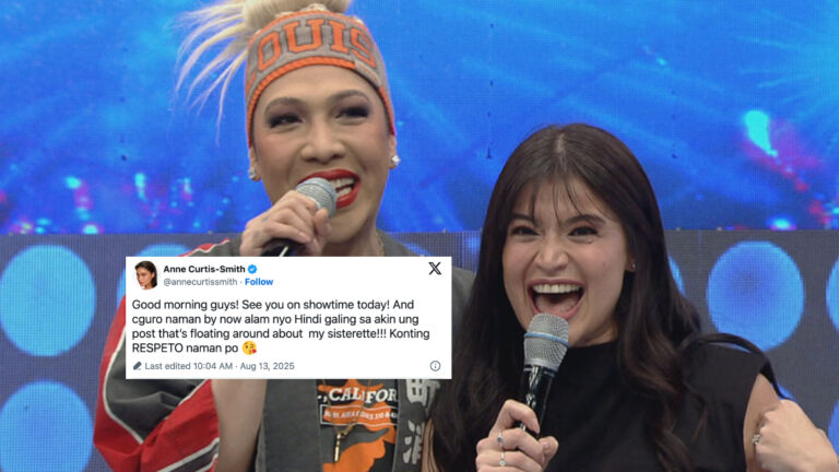 Anne Curtis slams fake quote, defends friendship with Vice Ganda